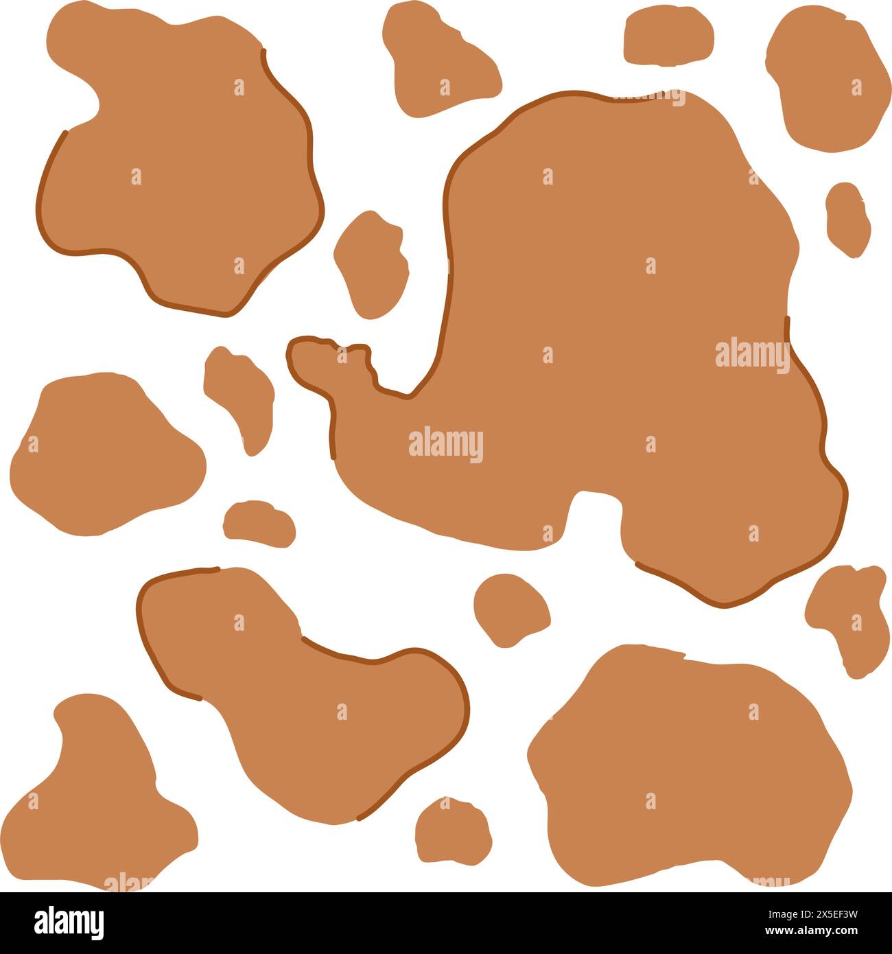 texture cow skin cartoon vector illustration Stock Vector Image & Art ...