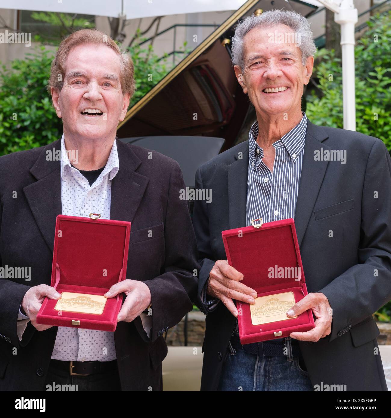 Madrid, Spain. 09th May, 2024. The members of Duo Dinamico, Manuel de ...
