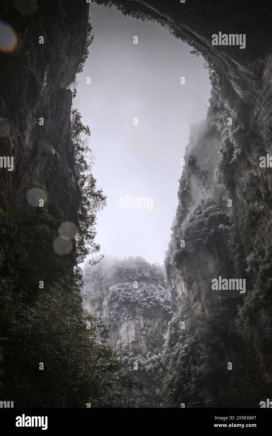UNESCO world heritage of Wulong Karst National Geology Park in ...