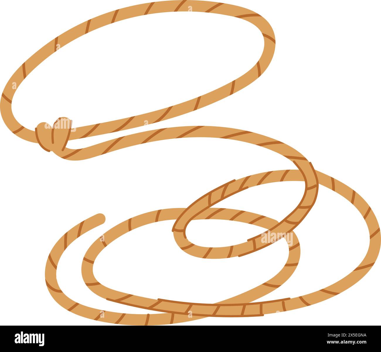 border lasso cartoon vector illustration Stock Vector Image & Art - Alamy