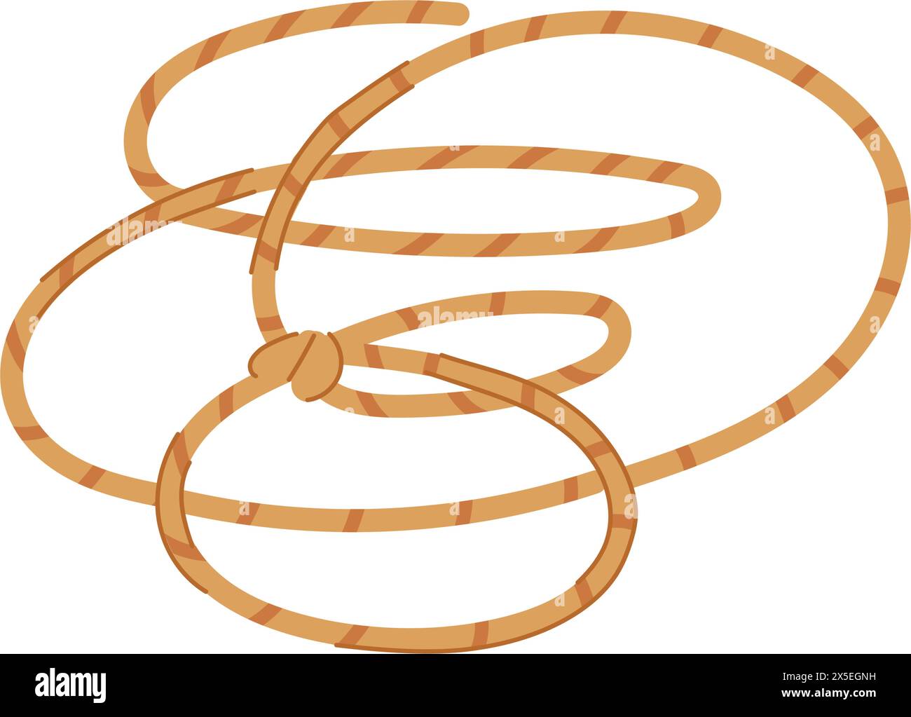 Rope Lasso Cartoon Vector Illustration Stock Vector Image And Art Alamy