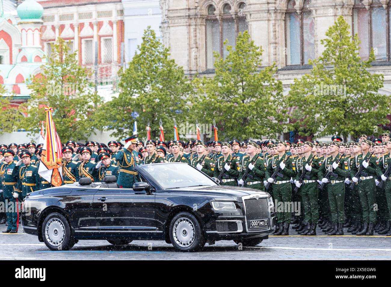 Moscow, Russia. 9th May, 2024. Russian Defense Minister Sergei Shoigu ...