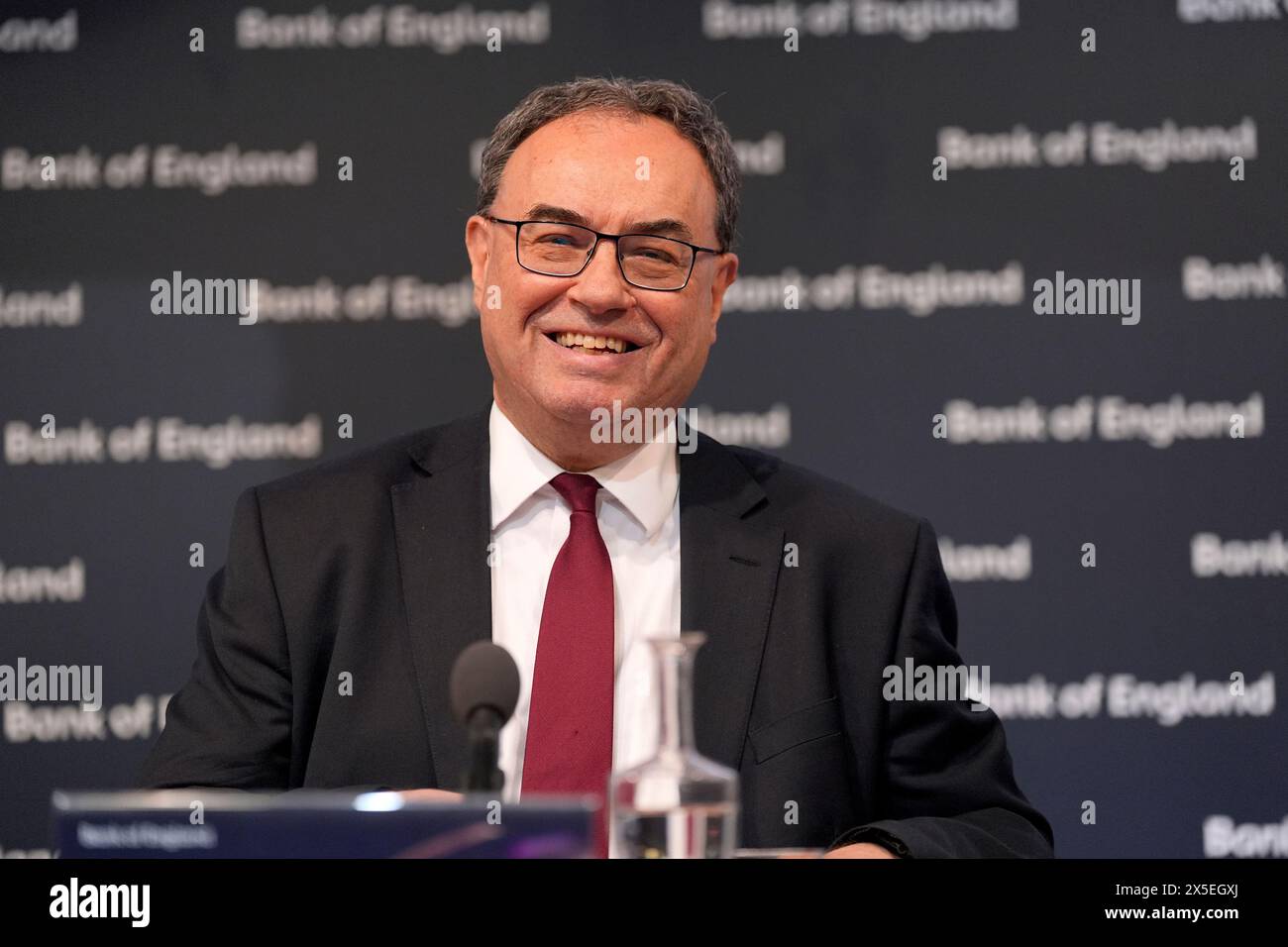 Andrew Bailey, Governor of the Bank of England, speaks during the Bank ...