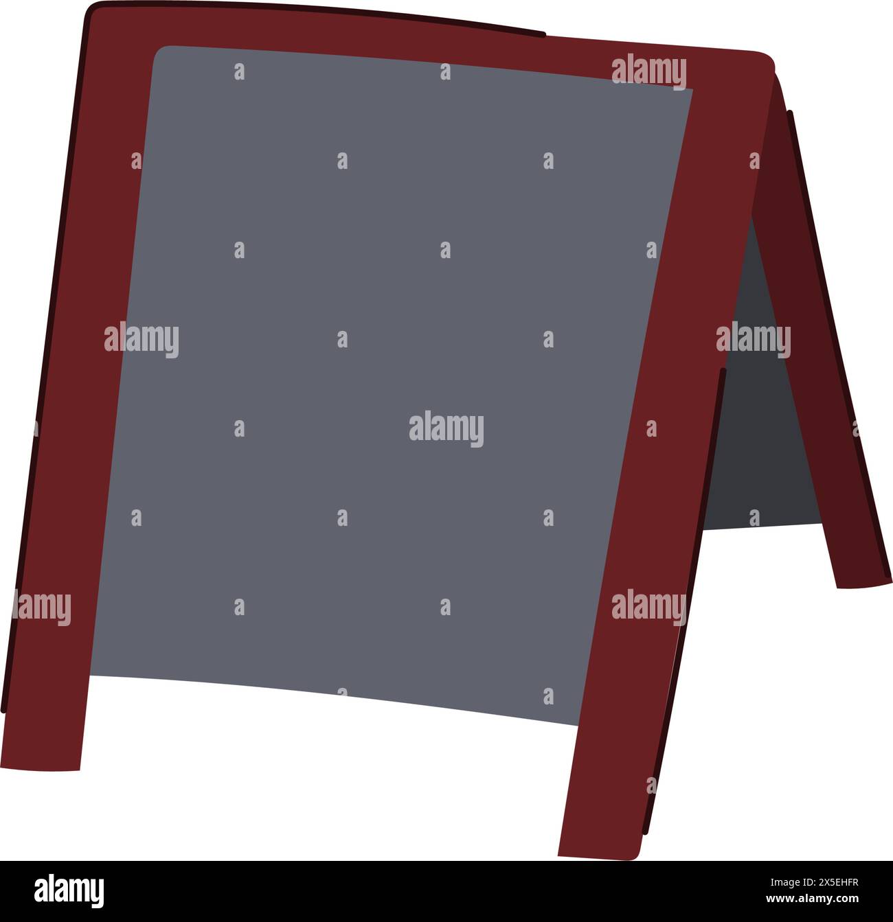 blackboard outdoor chalkboard cartoon vector illustration Stock Vector ...