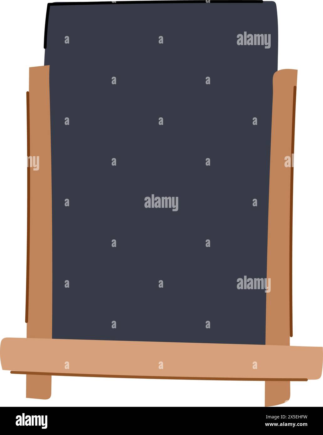 cafe outdoor chalkboard cartoon vector illustration Stock Vector Image ...