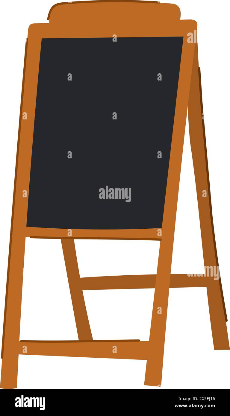 frame outdoor chalkboard cartoon vector illustration Stock Vector Image ...