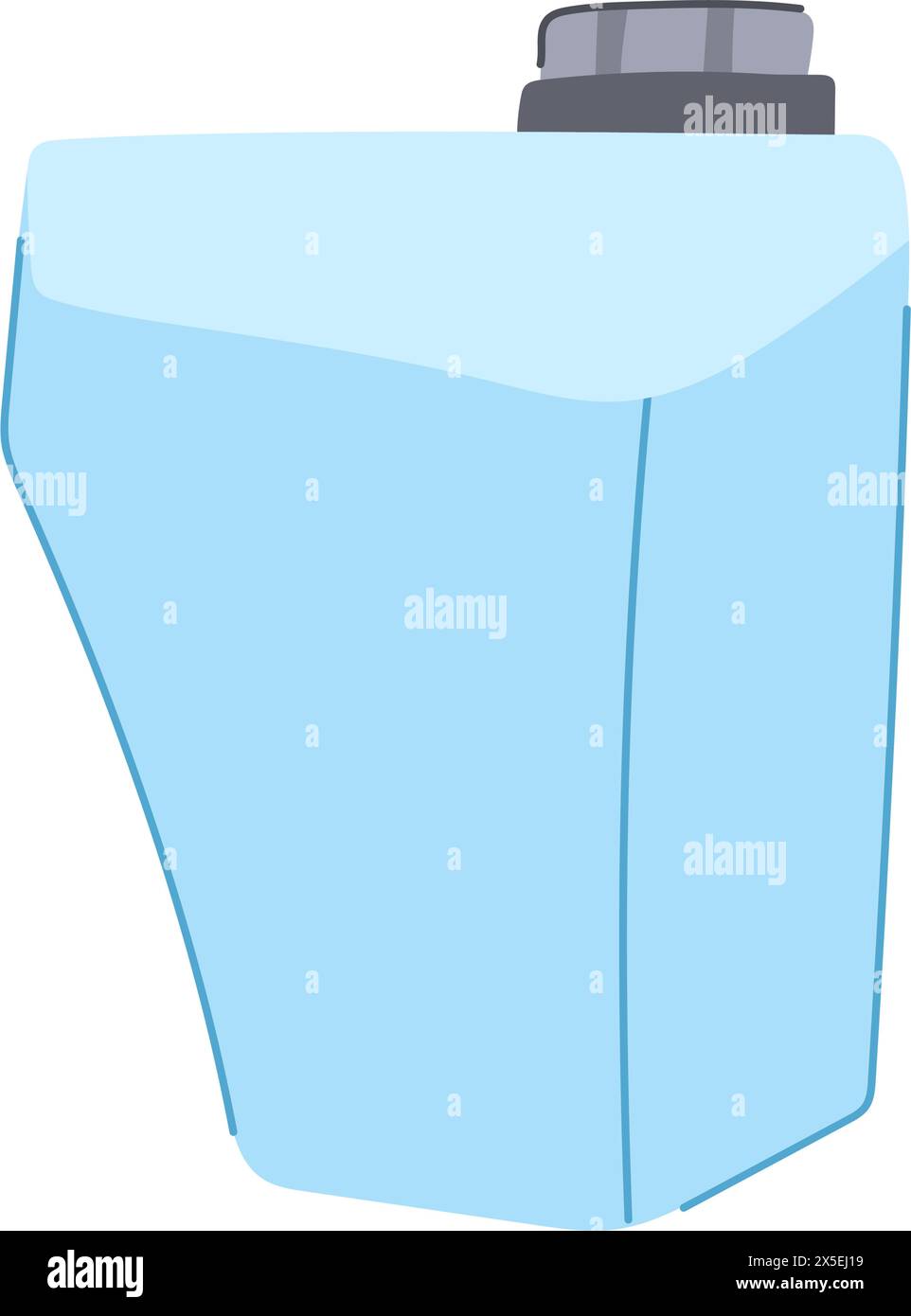 storage plastic tank cartoon vector illustration Stock Vector Image ...