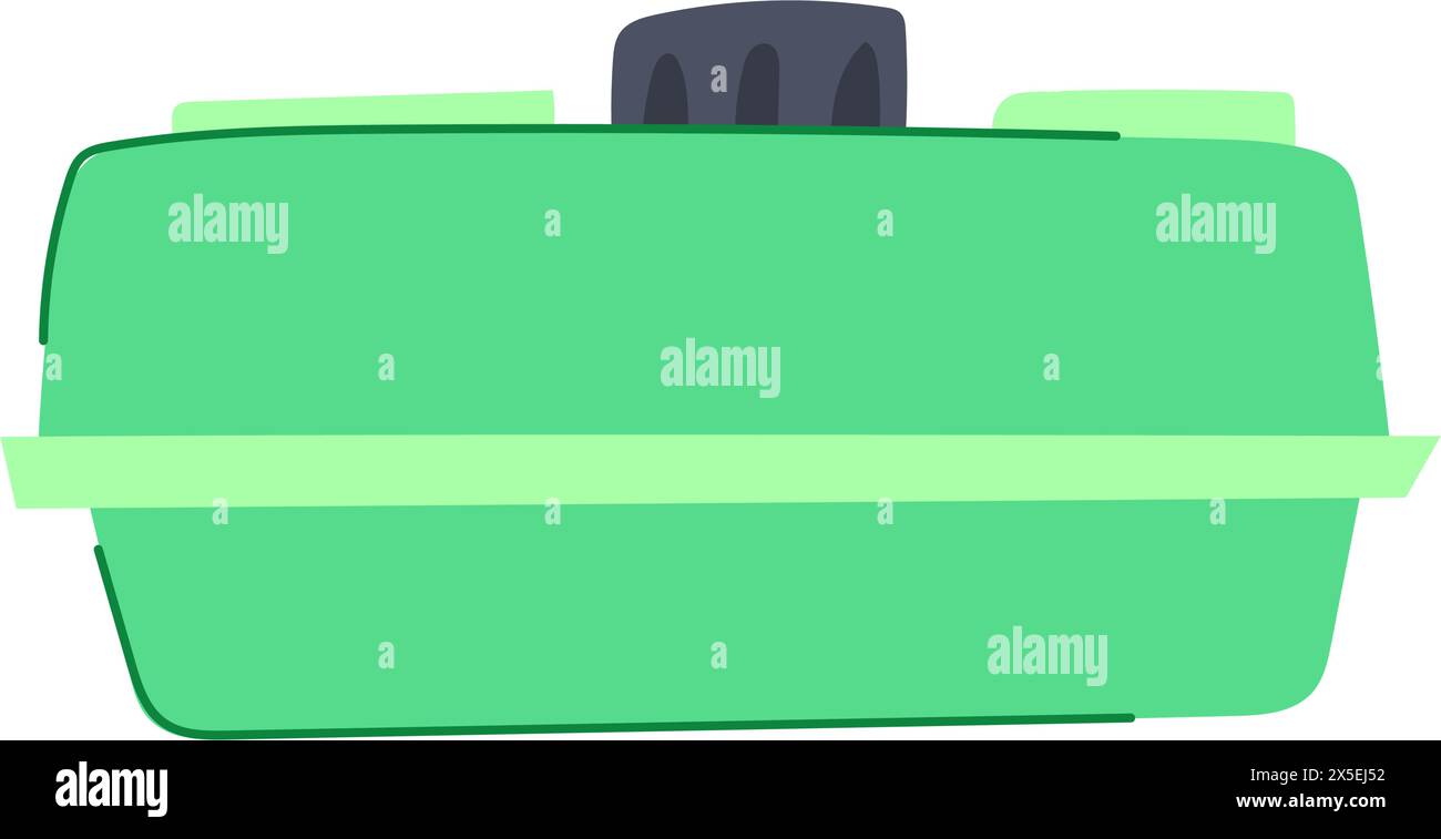 container plastic tank cartoon vector illustration Stock Vector Image ...