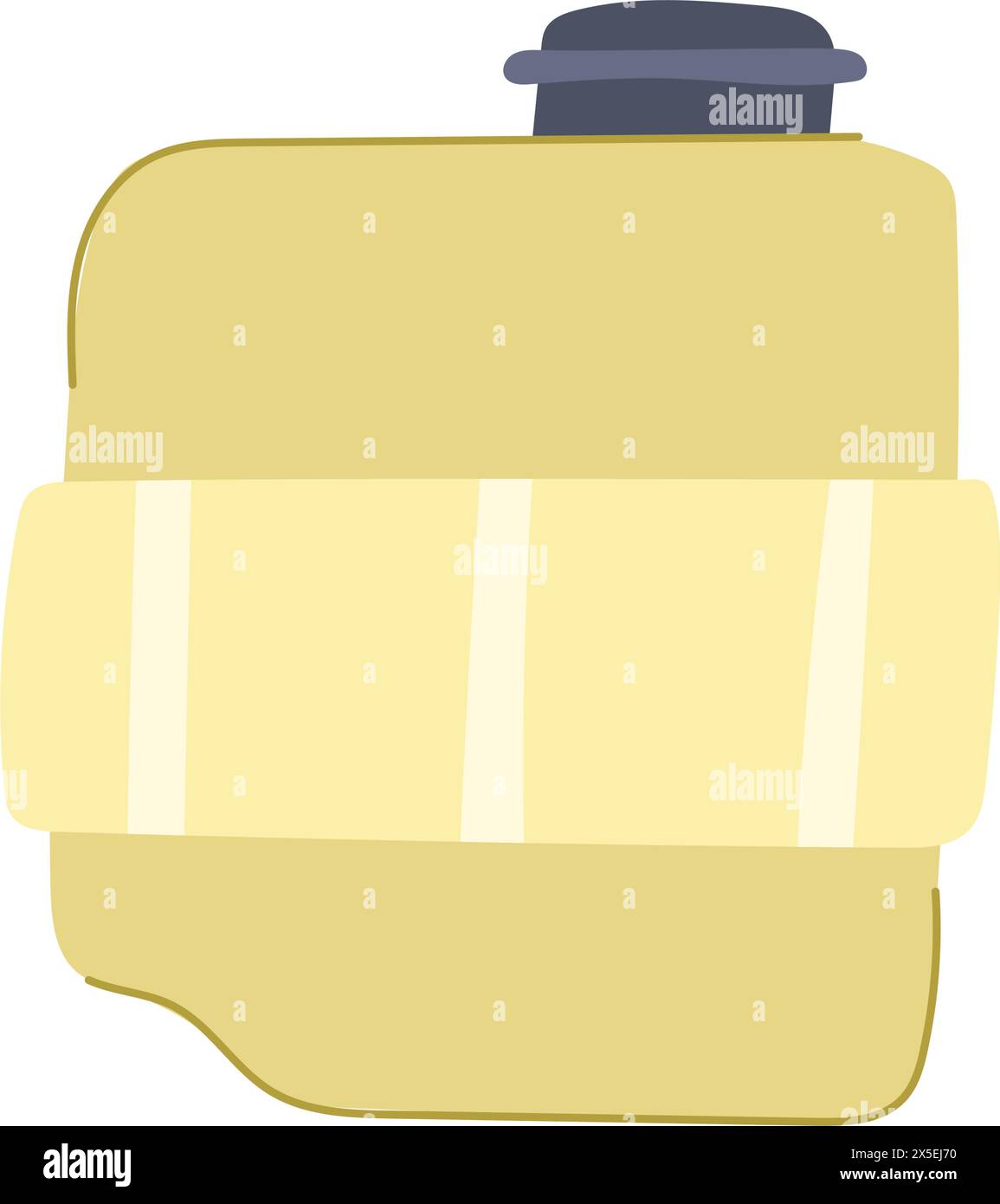 rainwater plastic tank cartoon vector illustration Stock Vector Image ...