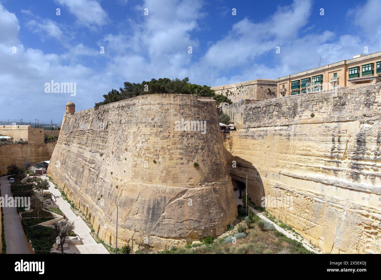 St. John Bastion in Valletta, Malta Stock Photo - Alamy