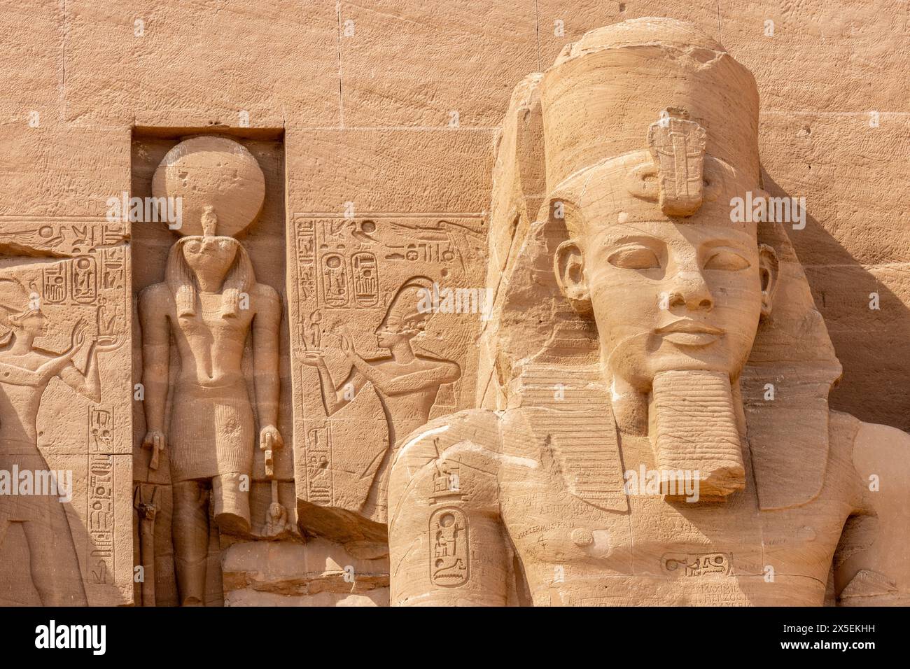 The Great Temple of Ramesses II, Abu Simbel, Aswan, Egypt. UNESCO World ...