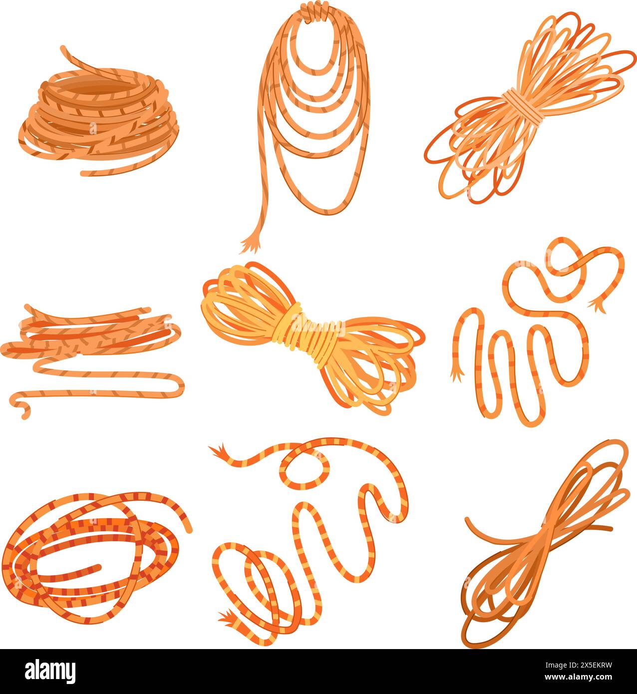 rope set cartoon vector illustration Stock Vector Image & Art - Alamy