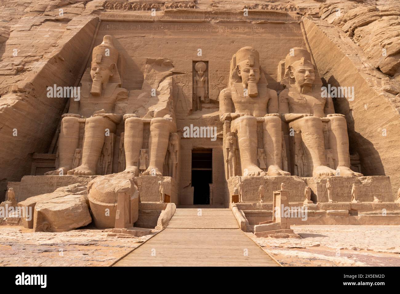 The Great Temple of Ramesses II, Abu Simbel, Aswan, Egypt. UNESCO World ...