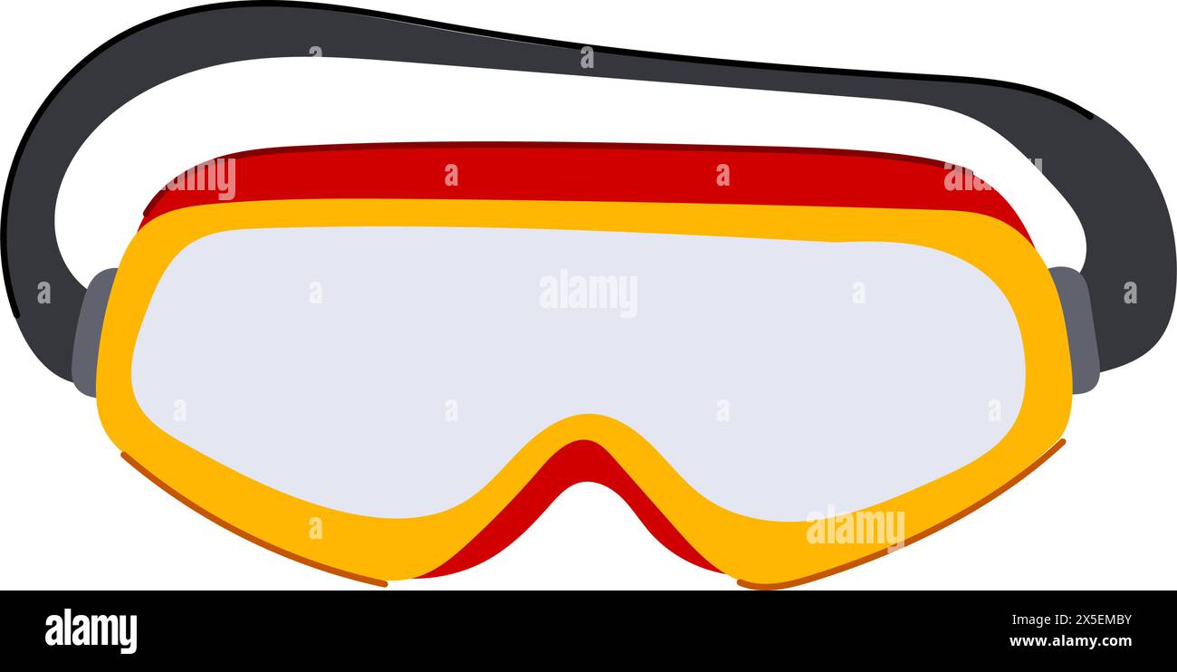 lab safety goggles cartoon vector illustration Stock Vector Image & Art ...