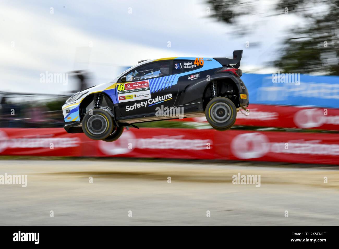 46 BATES Lewis, MCLOUGHLIN Anthony, TOYOTA GR Yaris RC2, Rally2, action ...