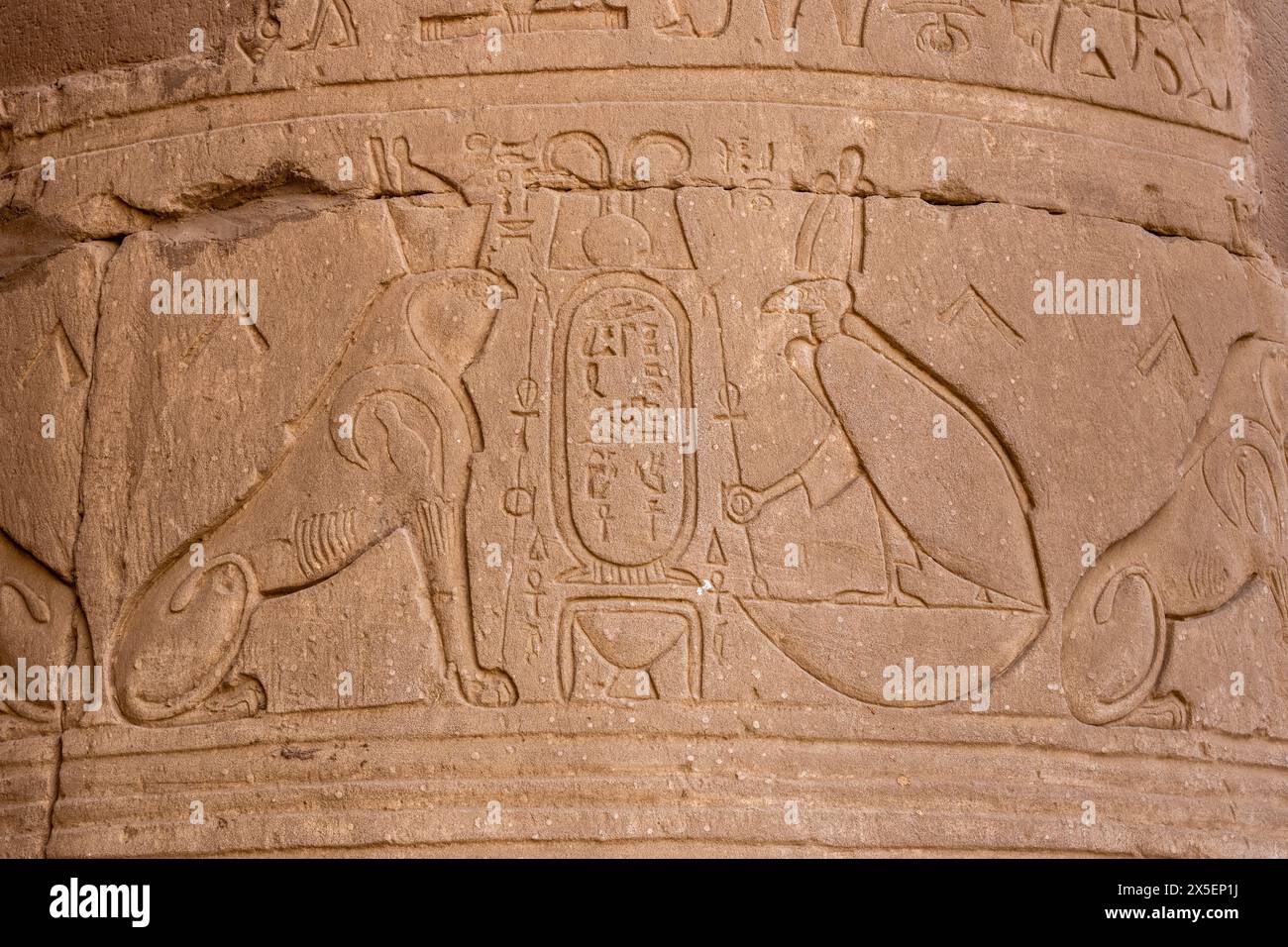 The second largest temple in Egypt, Edfu was started during the rule of ...