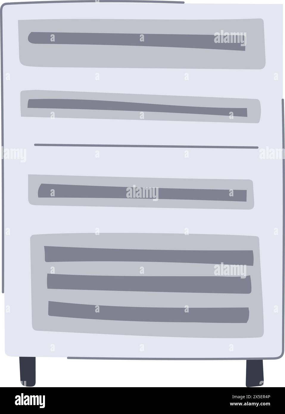 web server rack cartoon vector illustration Stock Vector Image & Art ...