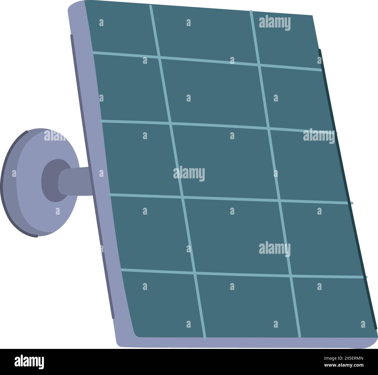 Solar field construction Stock Vector Images - Alamy