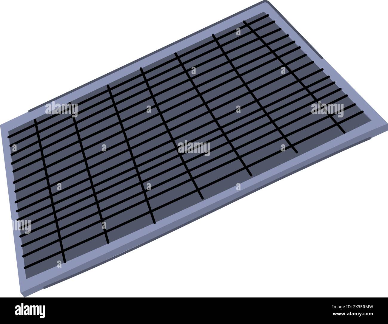 cell solar panel cartoon vector illustration Stock Vector Image & Art ...