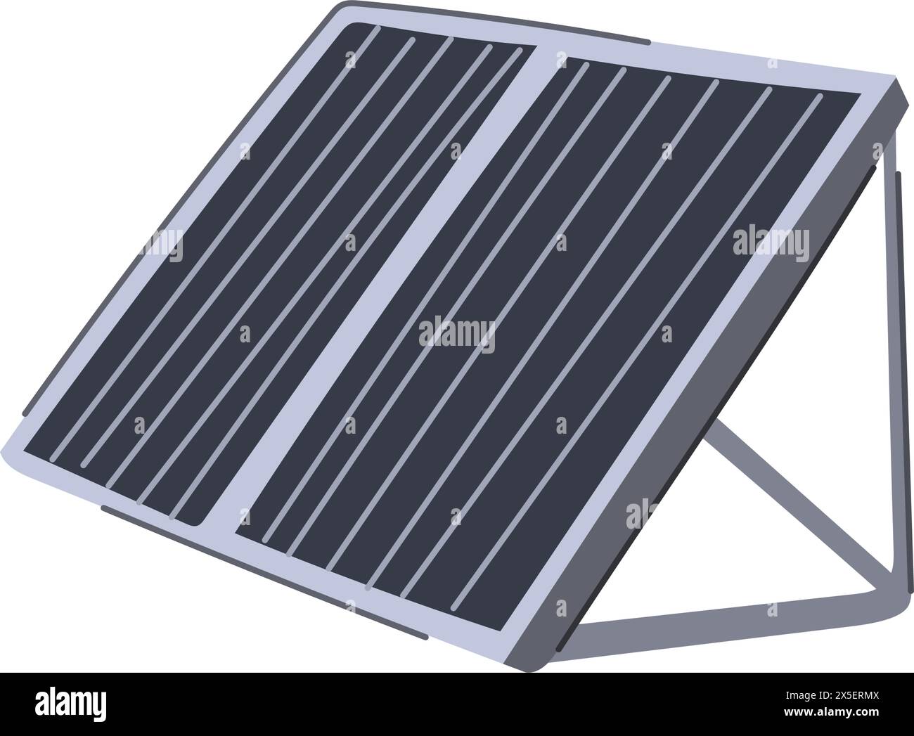Solar field construction Stock Vector Images - Alamy
