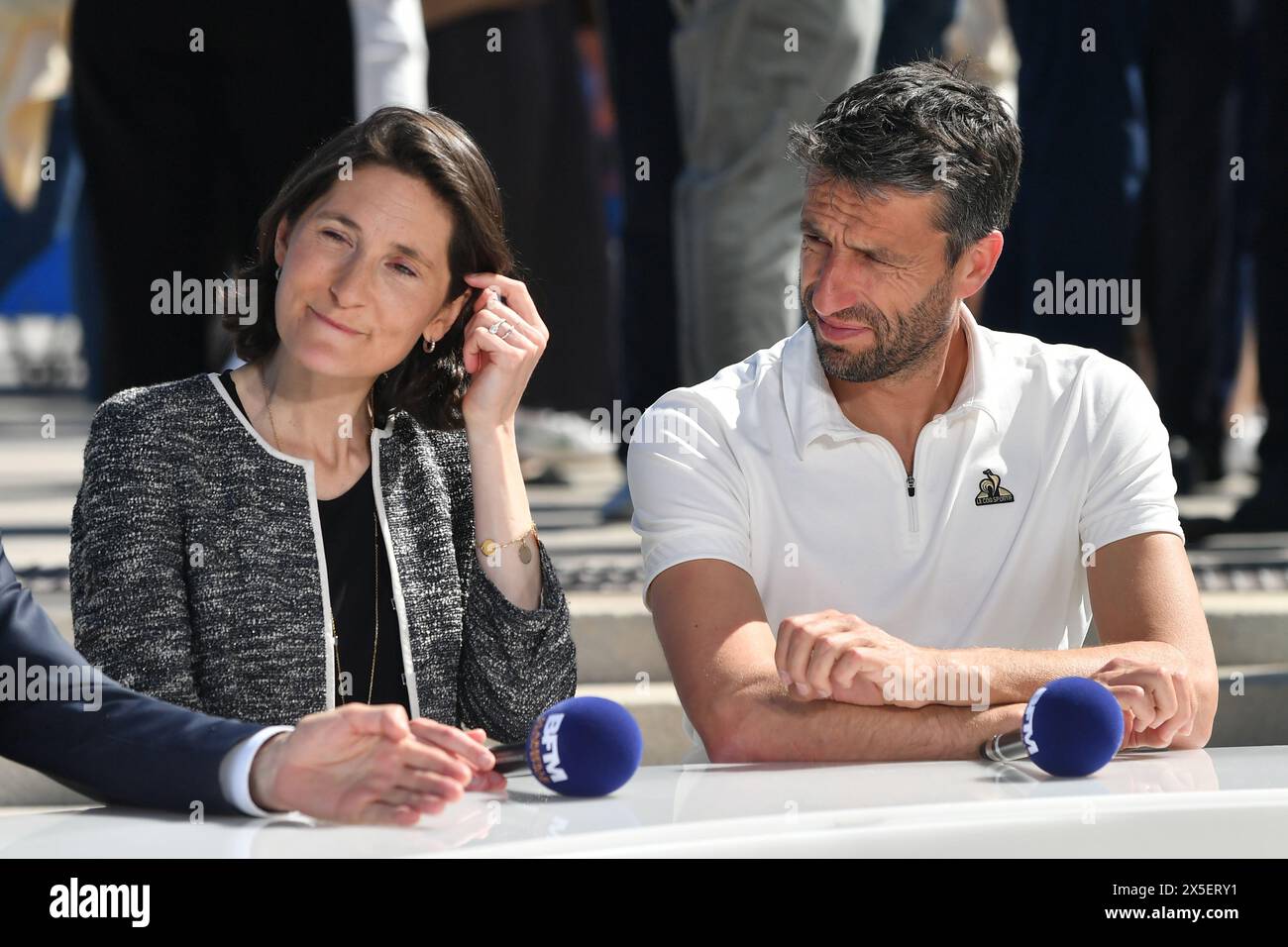Marseille, France. 9th May, 2024. French Sports Minister Amelie Oudea ...