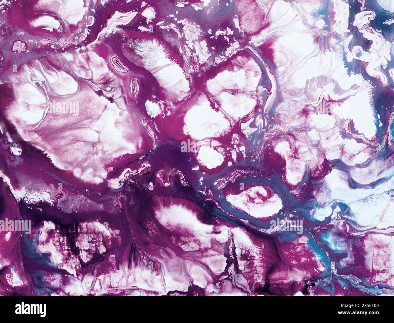 Abstract purple original creative painting. Hand-drawn, impressionism ...
