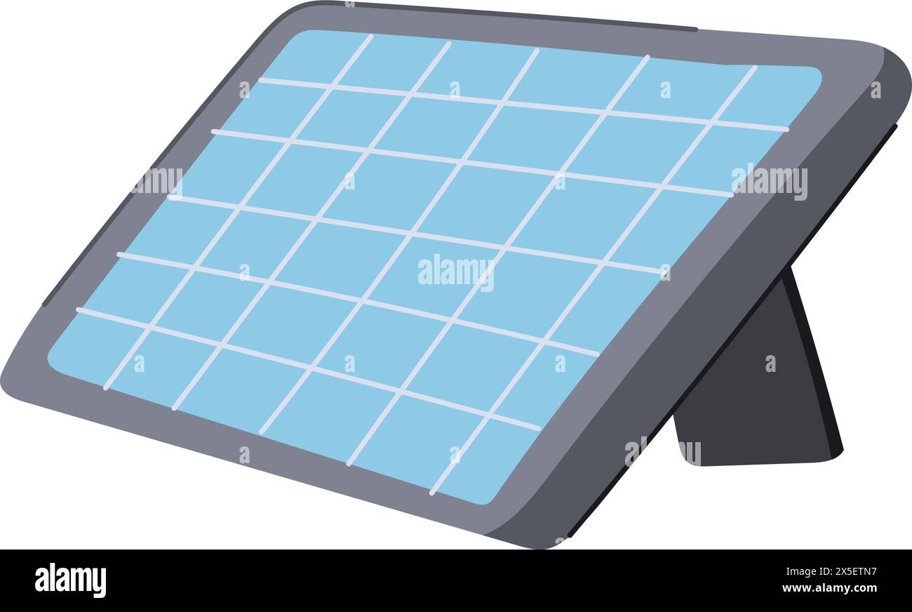 Solar field construction Stock Vector Images - Alamy