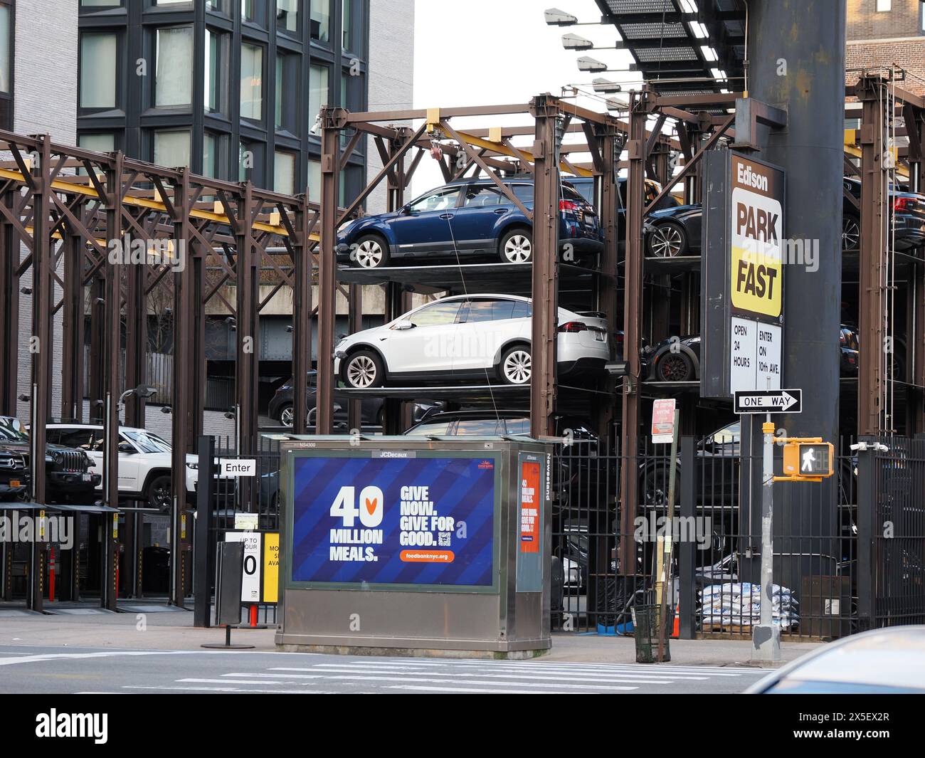 Image of the Edison ParkFast parking lot located on the intersection ...