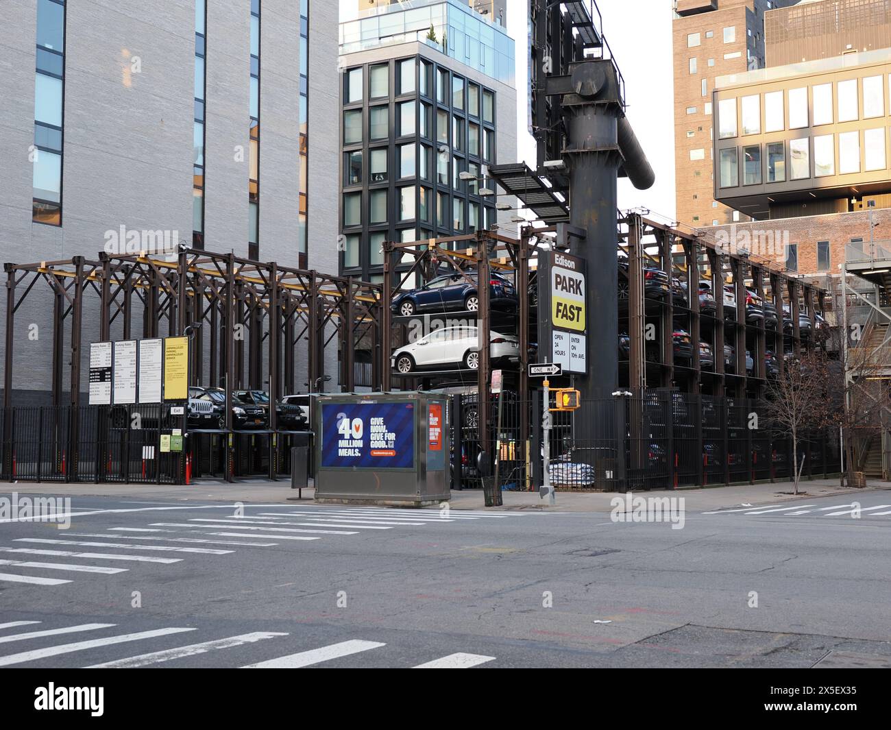 Image of the Edison ParkFast parking lot located on the intersection ...