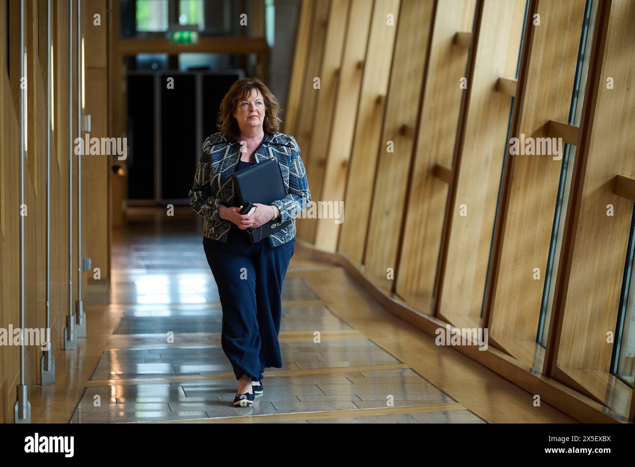 Edinburgh Scotland, UK 09 May 2024. Fiona Hyslop MSP at the Scottish ...
