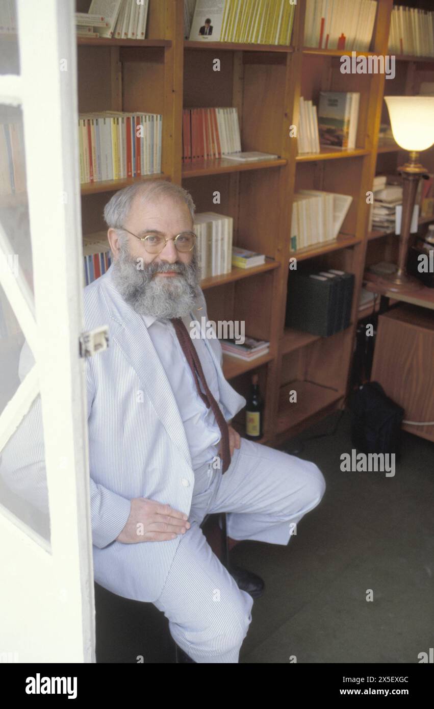 Oliver (Wolf) SACKS - Date : 19900401 ©John Foley/Opale.photo Stock ...