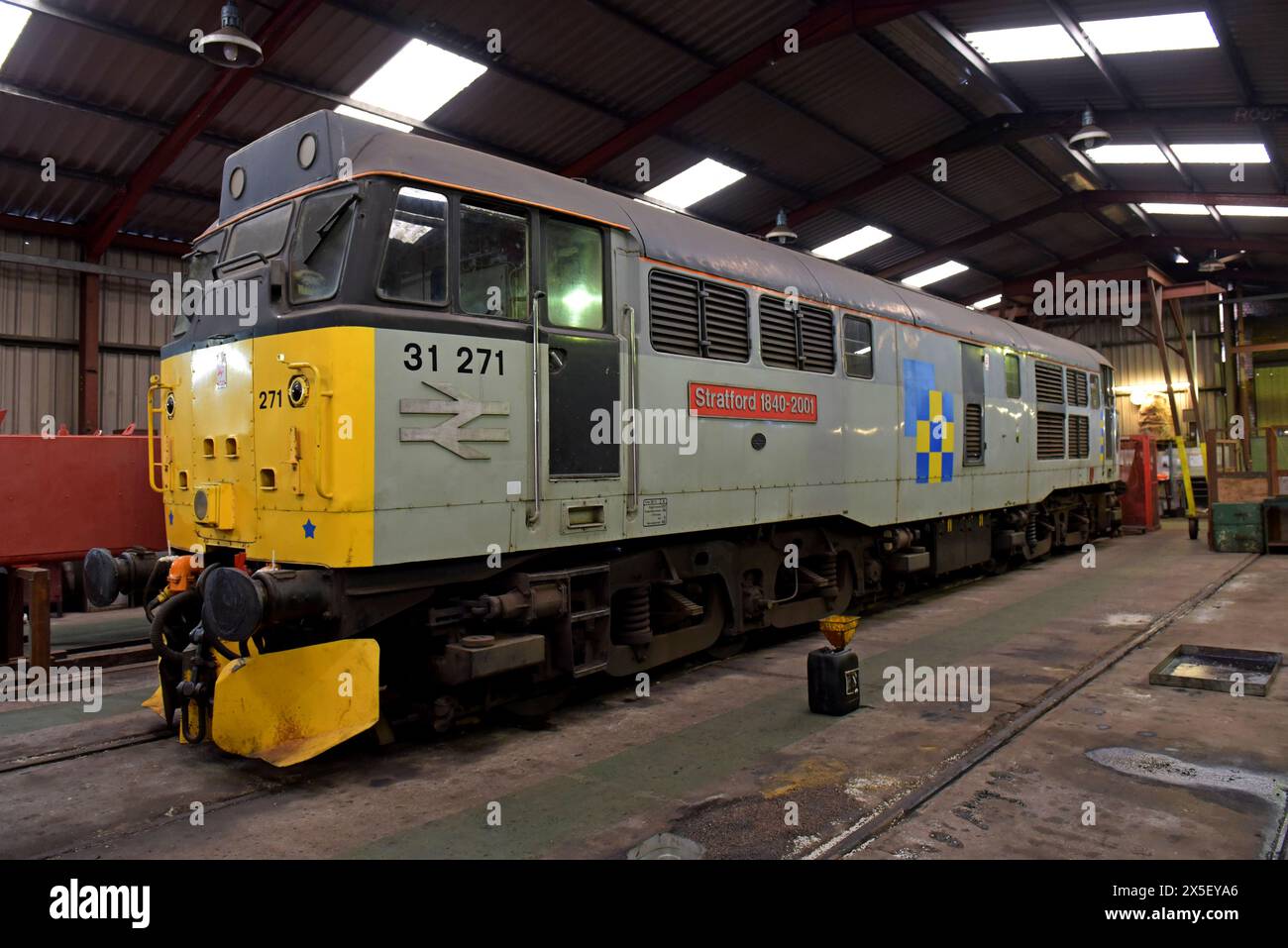 Ex British Rail Class 31 diesel loco 31271 in Railfreight livery at ...