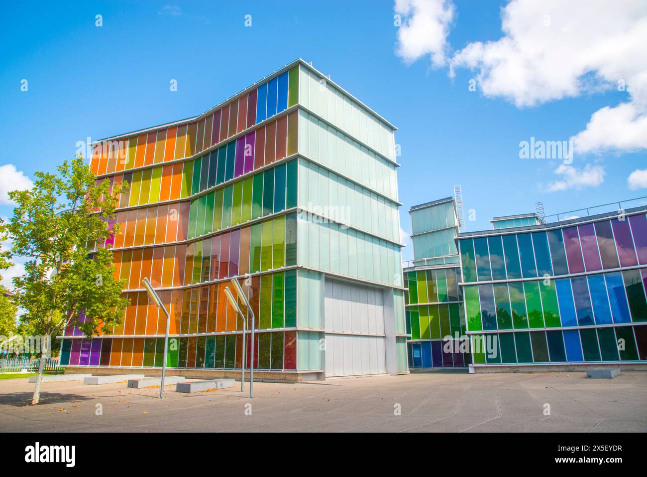 Facade of MUSAC, Contemporary Art Museum. Leon, Spain Stock Photo - Alamy