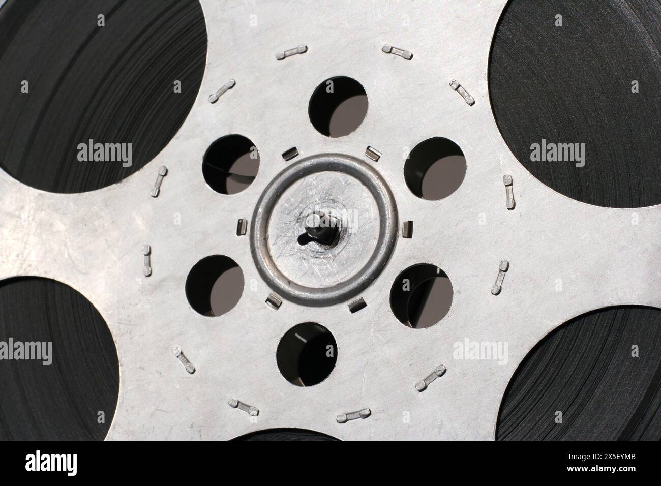 Movie projector turns film reel hi-res stock photography and images - Alamy