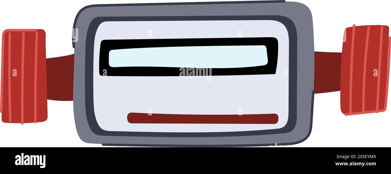 heating water gas meter cartoon vector illustration Stock Vector Image ...