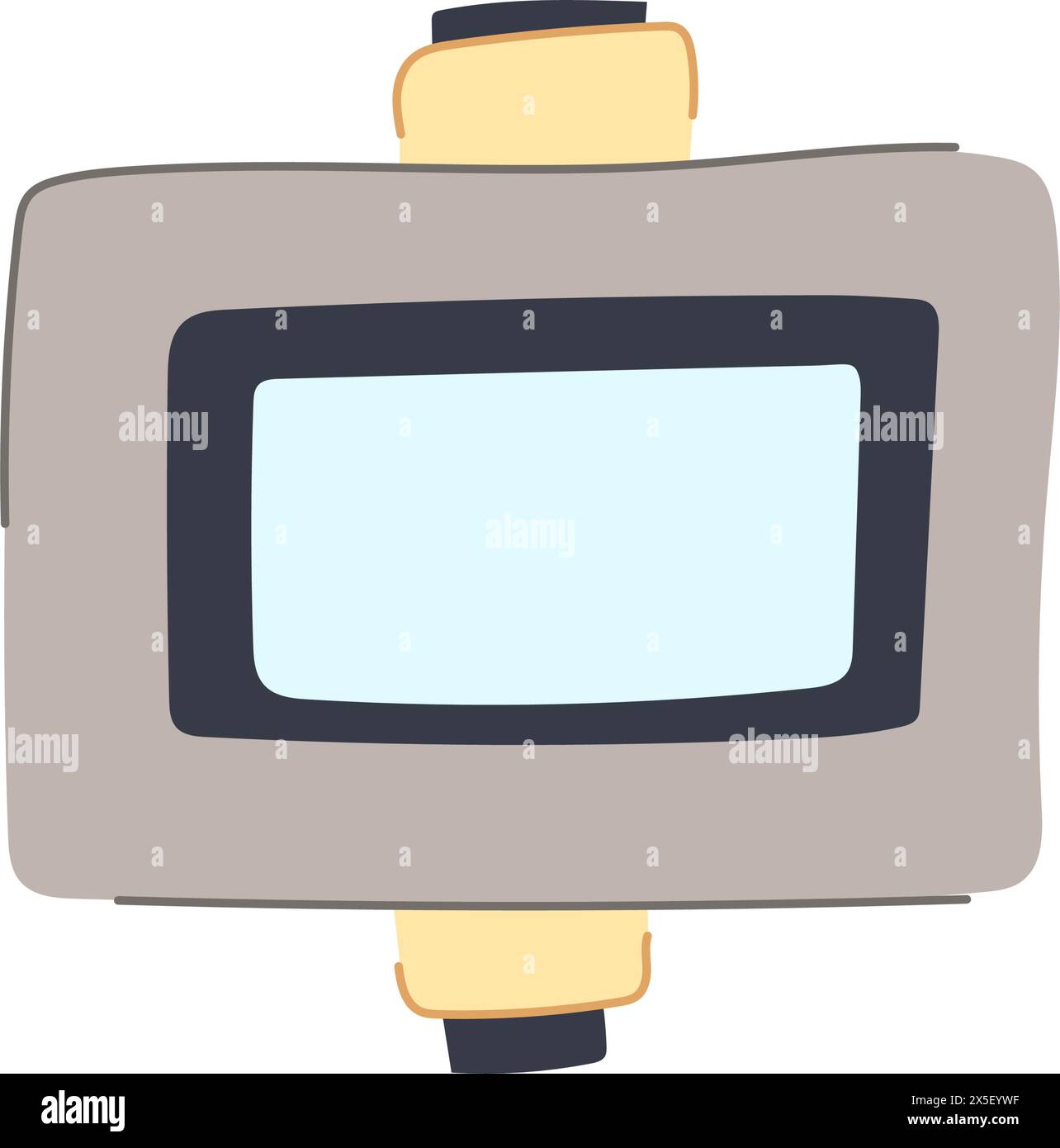 pipe water gas meter cartoon vector illustration Stock Vector Image ...