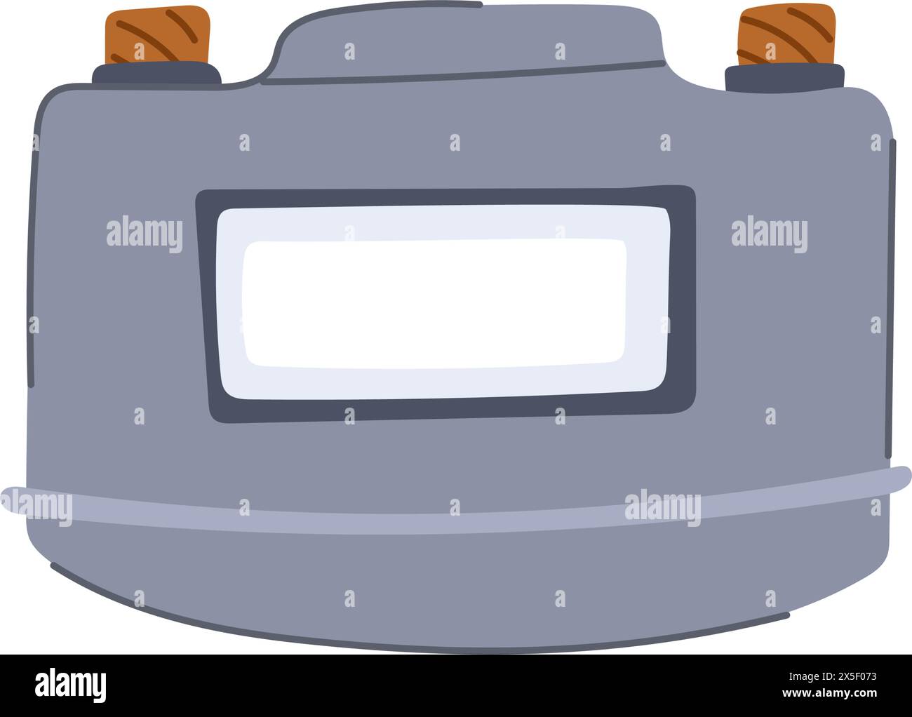 boiler water gas meter cartoon vector illustration Stock Vector Image ...
