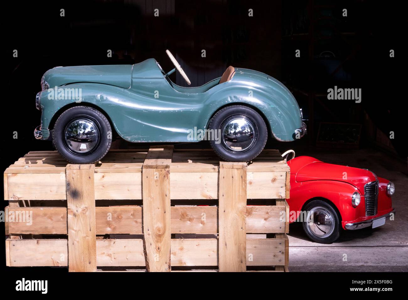 Austin J40 Pedal cars Stock Photo - Alamy