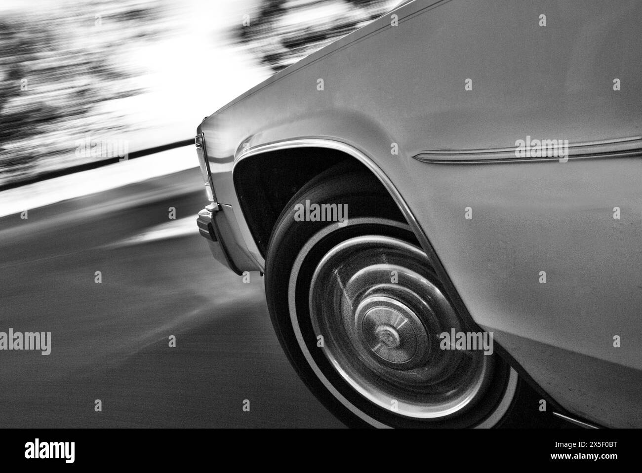 Driving a classic American automobile Stock Photo - Alamy