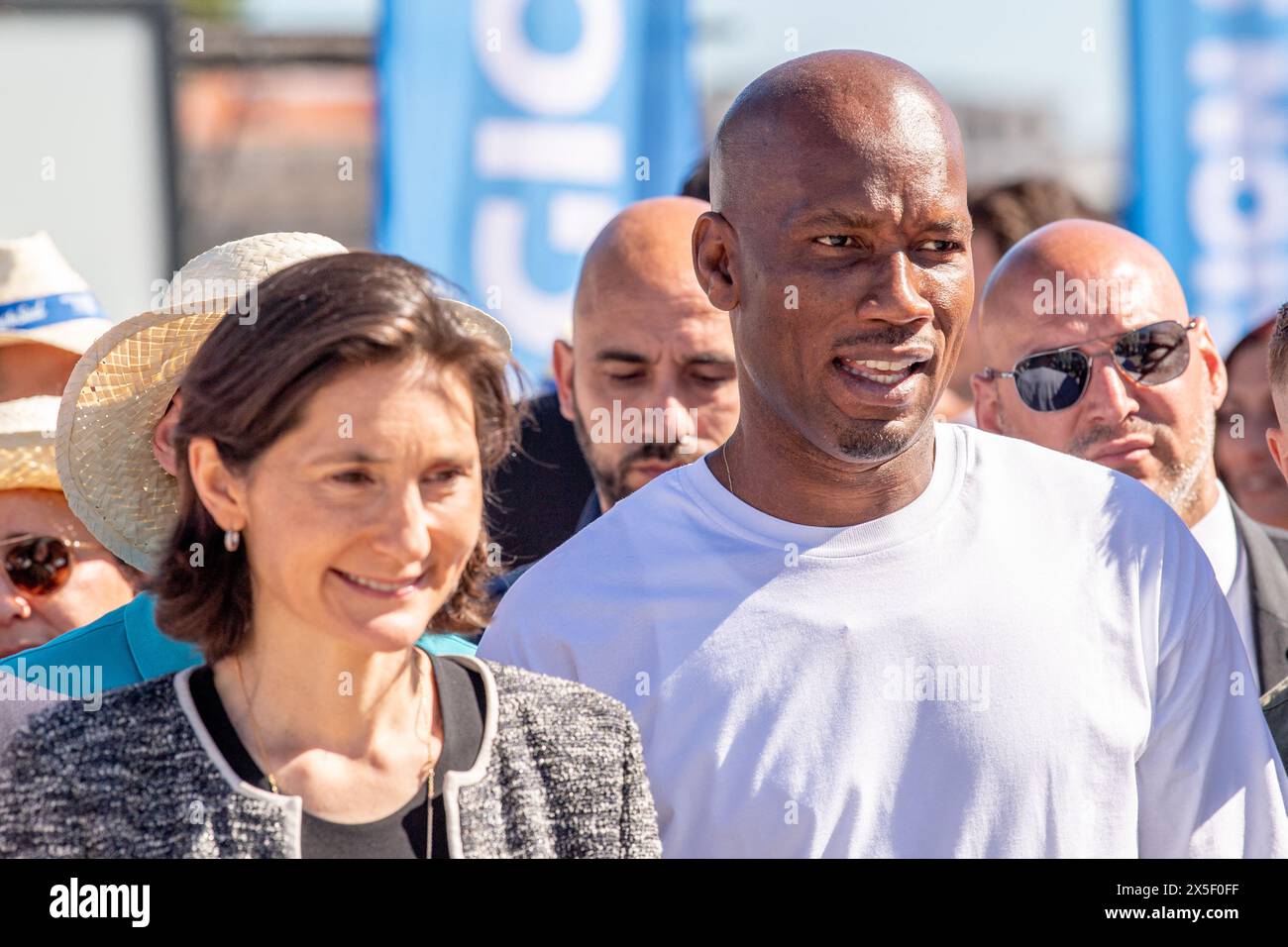Marseille, France. 09th May, 2024. Amelie Oudea-Castera and Didier ...