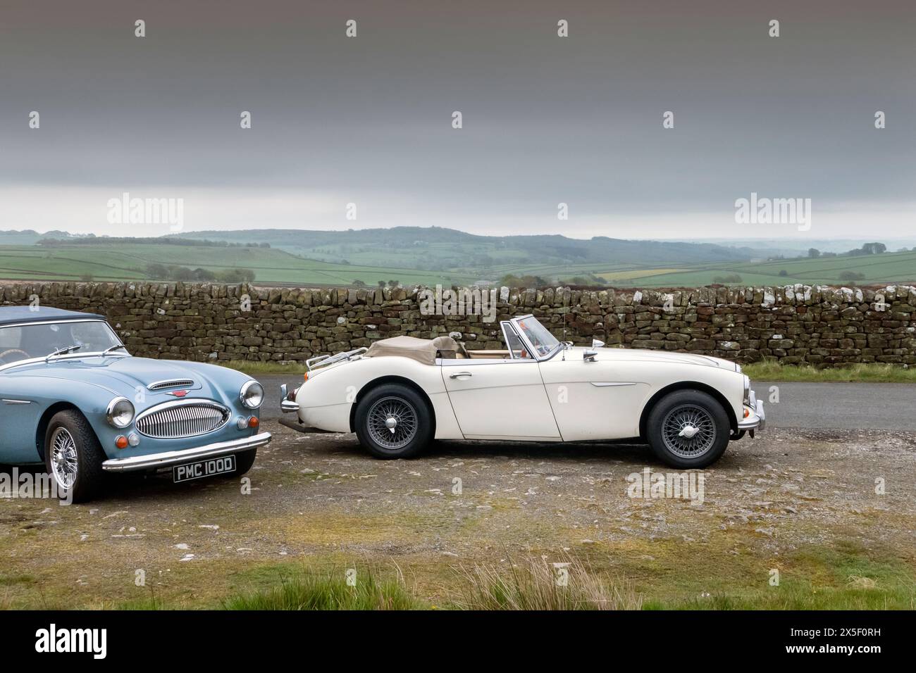 Austin Healey Club tour of Yorkshire Dales 2024 Stock Photo - Alamy