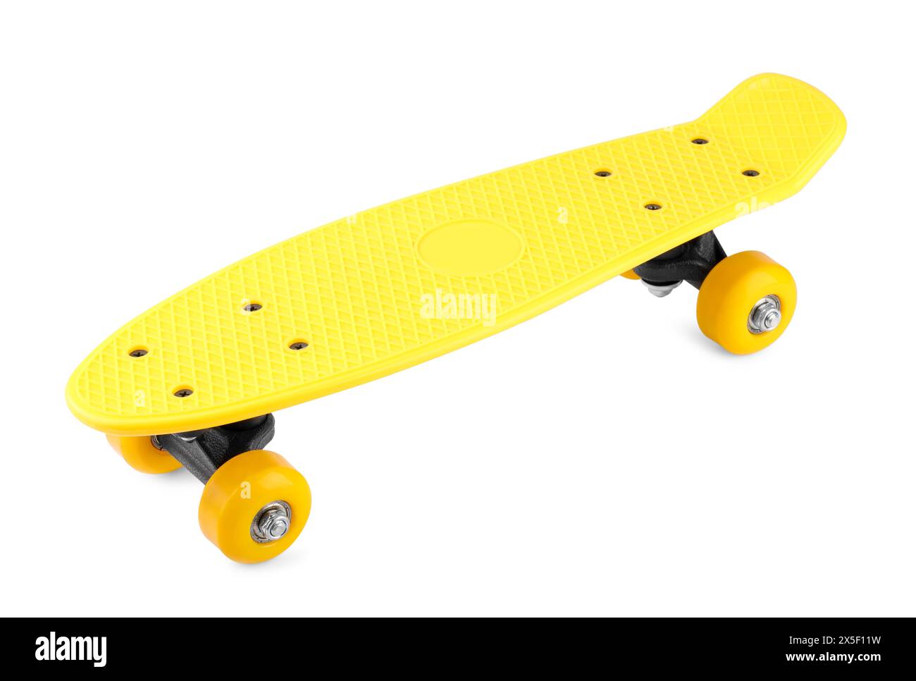 Yellow skateboard isolated on white. Sports equipment Stock Photo - Alamy