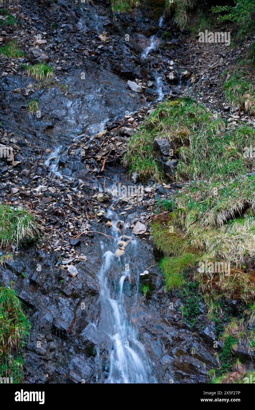 water flowing due to snowmelt Stock Photo - Alamy