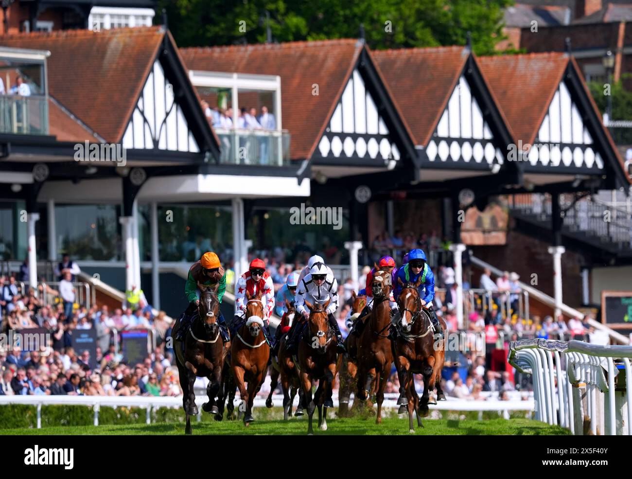 Runners and riders in action as they compete in the Precision Facades ...