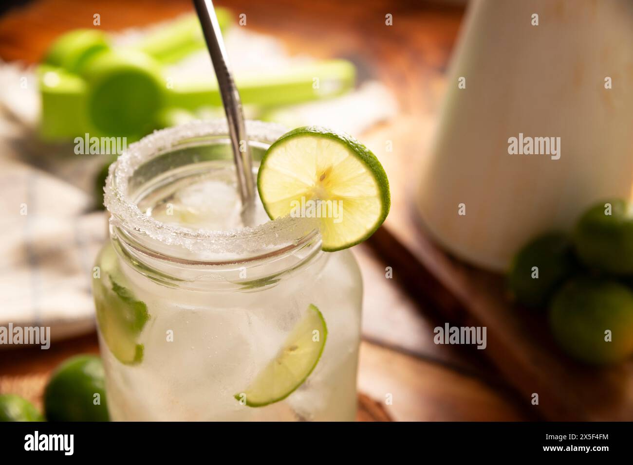 Homemade lemonade with organic lemons and mint, a popular refreshing ...