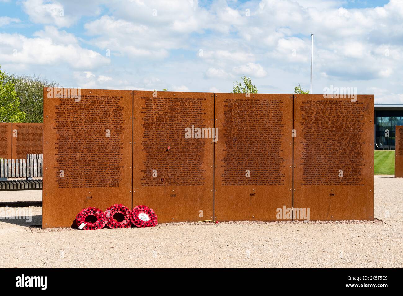 Memorial Wall, International Bomber Command Centre, Lincoln City ...