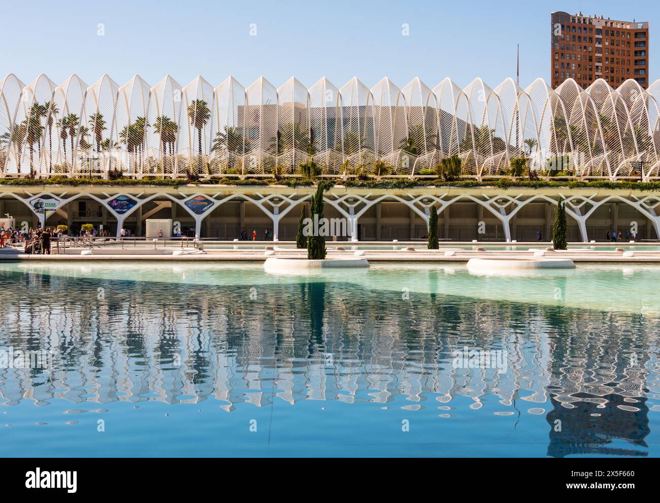 The Umbracle reflections, Ciudad de las Artes y las Ciencias (The City ...
