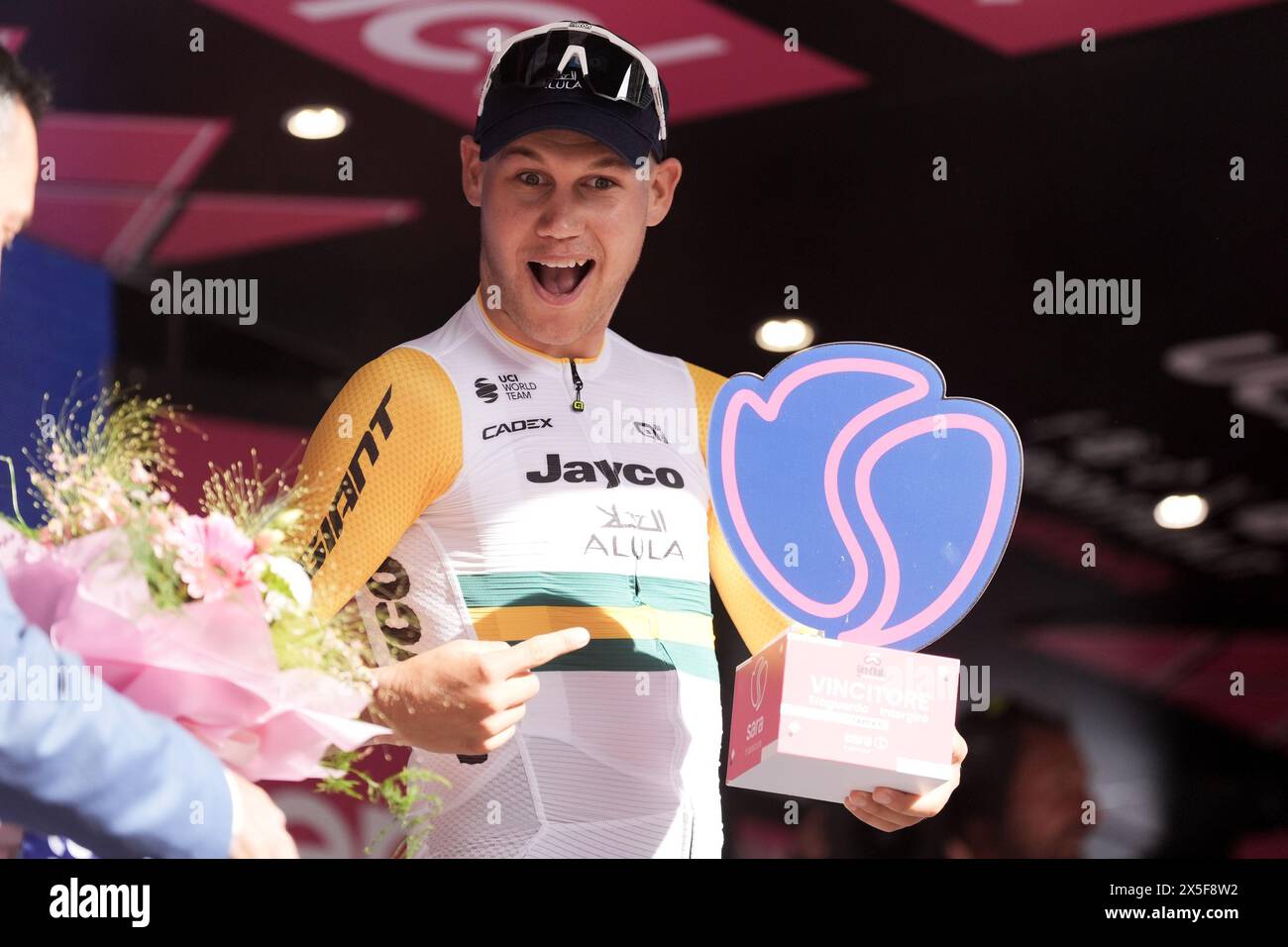 Rapolano Terme, Italia. 09th May, 2024. Plapp Lucas (Team Jayco Alula ...