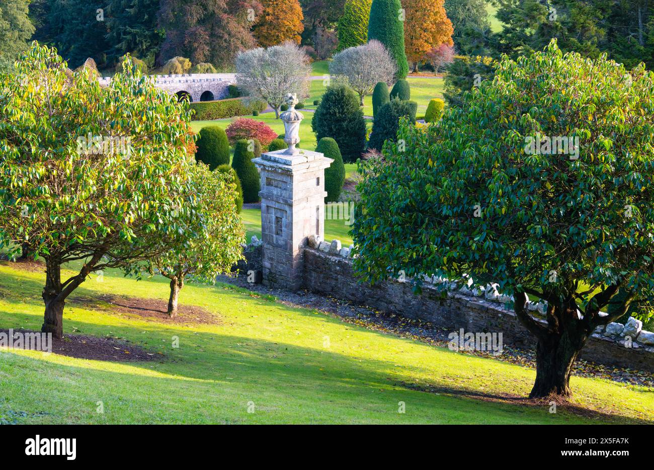 The Drummond Castle Gardens, the best example of formal terraced ...