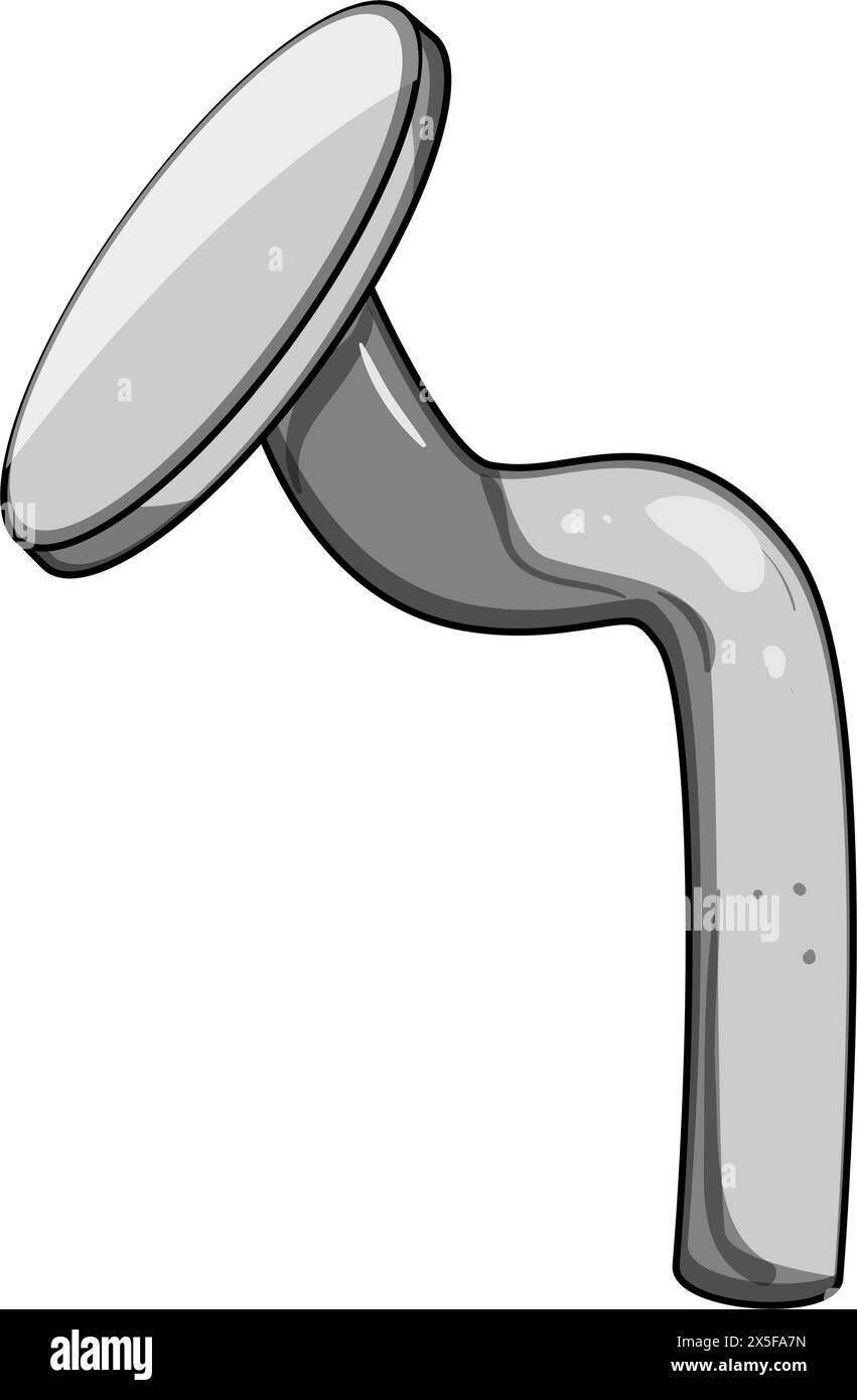tool bent nail cartoon vector illustration Stock Vector Image & Art - Alamy